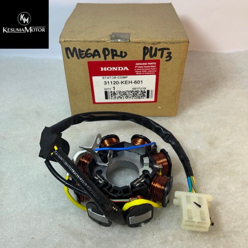 Jual SPUL MAGNET MAGNIT STATOR COMP KYE MEGAPRO LAMA KARBURATOR ASLI ORIGINAL HONDA GENUINE PART ...