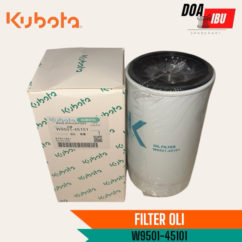 Jual Filter Oli Hydraulic W9501-45101 KUBOTA L4400, L5018, MX5000 ...
