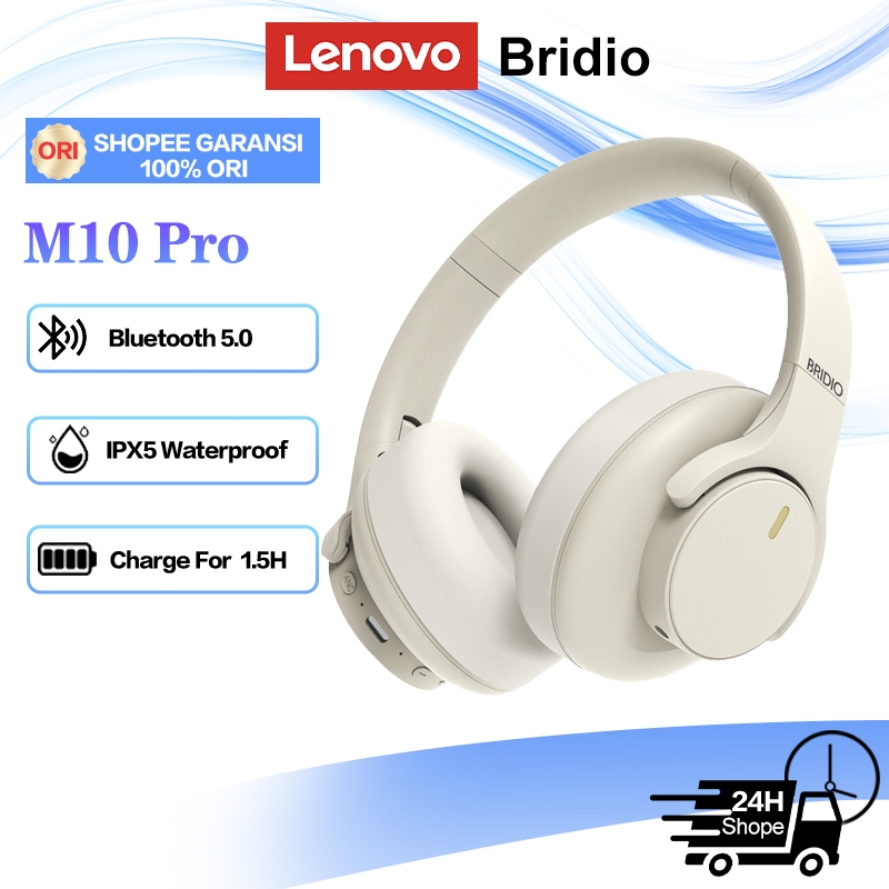 Jual Bridio M10 Pro Wireless ANC Active Noise Cancelling Headphones ...