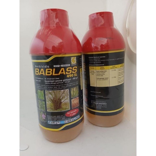 Jual HERBISIDA BABLASS 490SL 1 L dan 500 ml PEMBASMI RUMPUT LAHAN ...