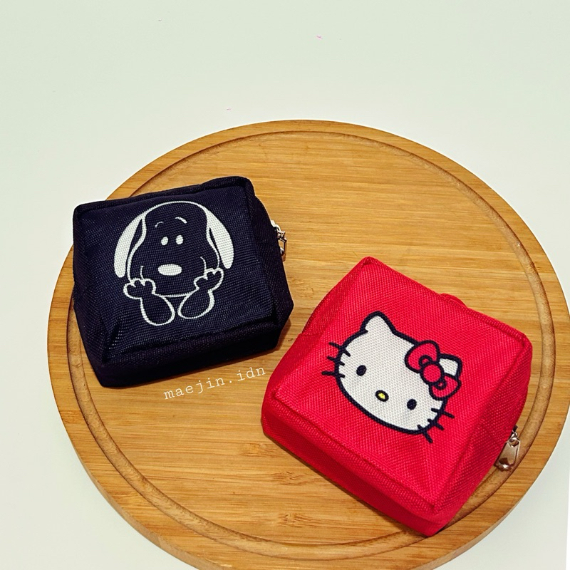 Jual SNOOPY HELLO KITTY Dompet Koin Pouch Gantungan Kunci | Shopee ...
