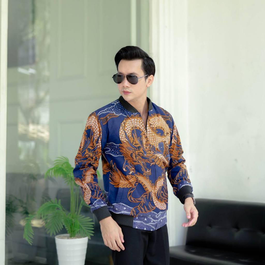 Jual Benang Raja Jaket Tulis Primis Lapis Furing Langit Biru | Shopee ...