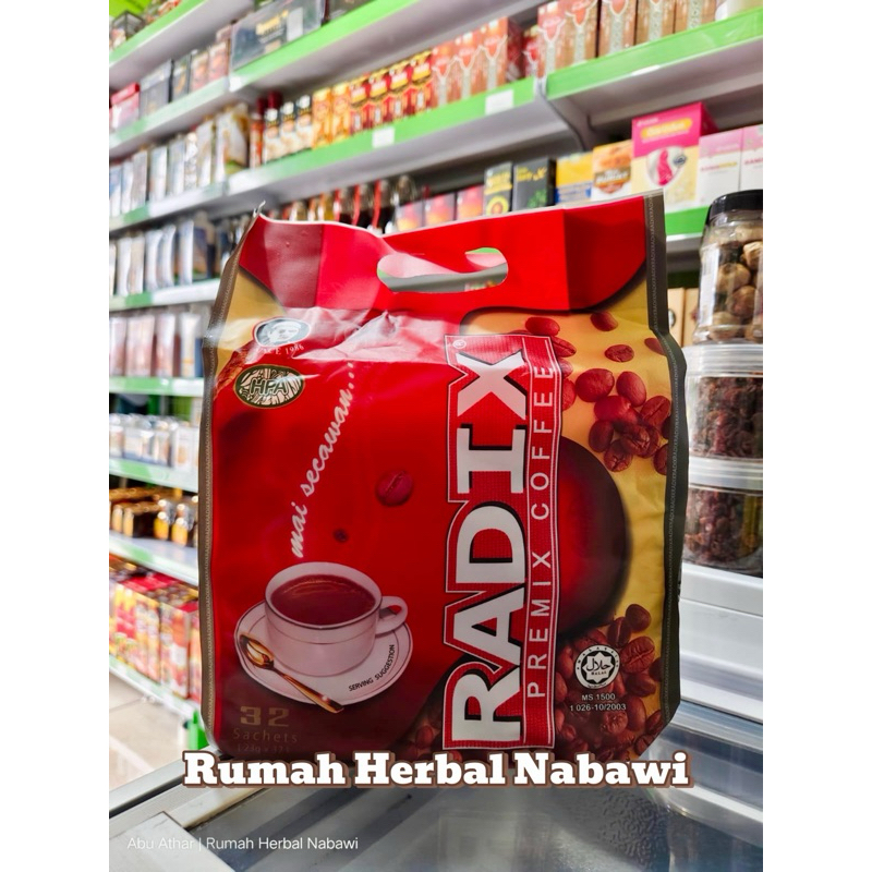 Jual RADIX KOPI PRACAMPURAN PREMIX COFFEE MAI SECAWAN 32 SACHETS HPA ...