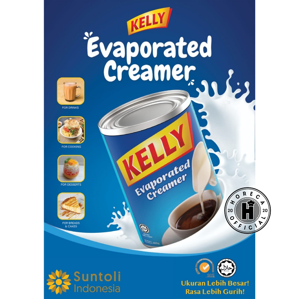 Jual KELLY EVAPORATED CREAMER 400GR | Shopee Indonesia