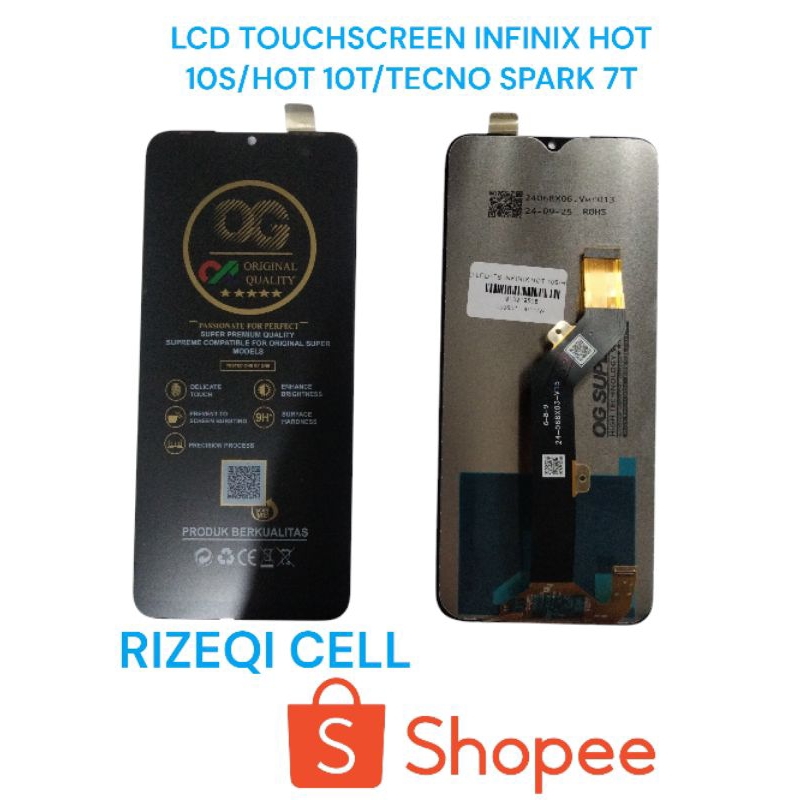 Jual LCD TOUCHSCREEN INFINIX HOT 10S/HOT 10T/TECNO SPARK 7T/SMART 6 ...