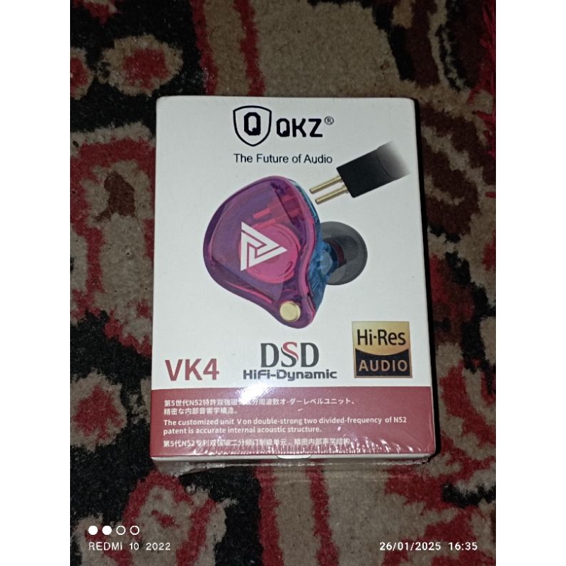 Jual Earphone IEM QKZ VK4 New Segel | Shopee Indonesia