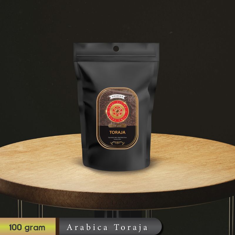Jual Kopi Arabica Toraja Roda Emas Kemasan 100g | Shopee Indonesia