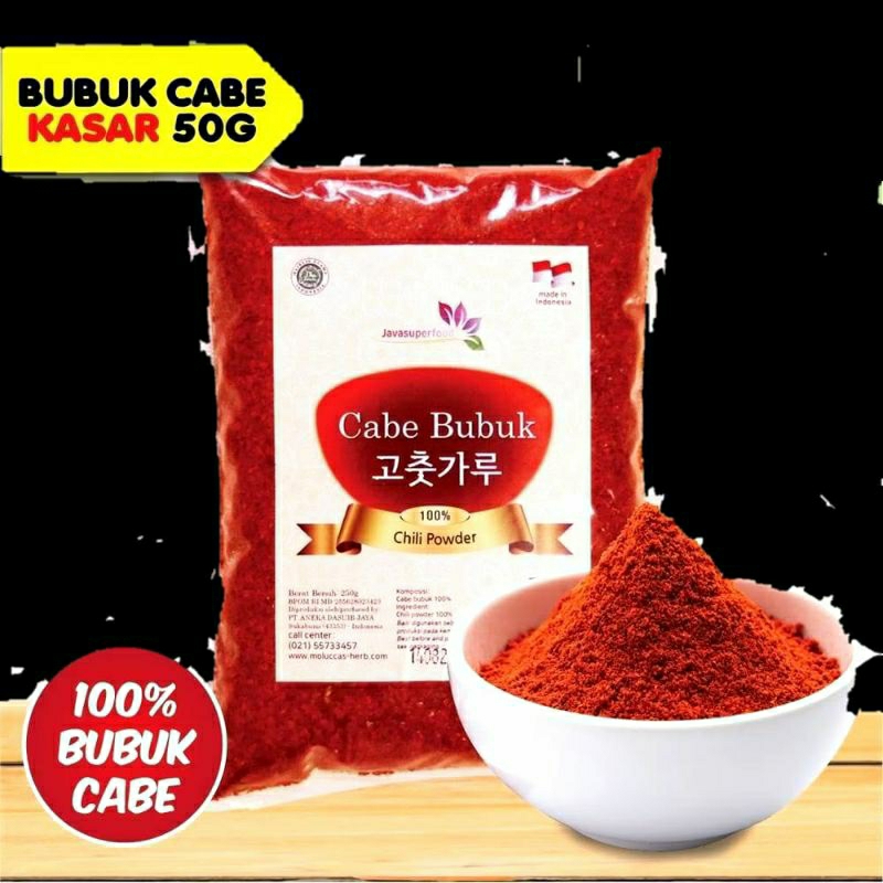 Jual BUBUK CABE KASAR/KOREAN CHILI POWDER 50GR | Shopee Indonesia