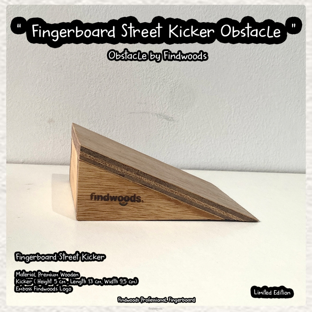 Jual Fingerboard Street Kicker Obstacle Findwoods | Shopee Indonesia
