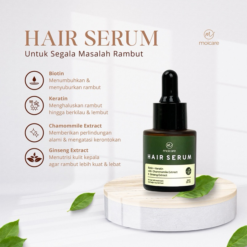 Jual moicare hair serum rambut penyubur dan pelembab rambut | Shopee ...