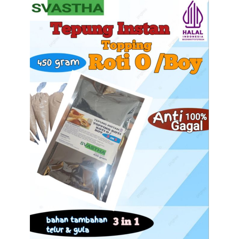 Jual Topping Roti O Atau Boy 500 gr By Svastafoods crispy Tinggal ...