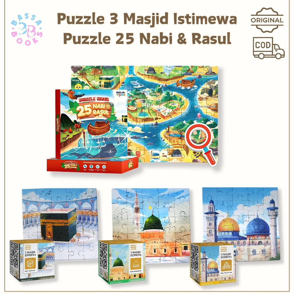 Jual [Ready Stock] Puzzle 3 Masjid Istimewa Puzzle Makkah Masjidil ...