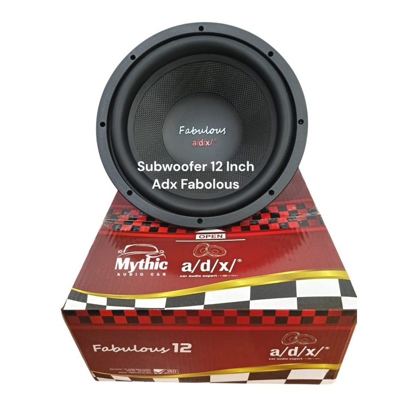 Jual Subwoofer New ADX FABULOUS 12 INCH DOUBLE VOICE COIL 400Watt Murah ...