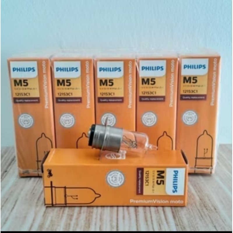 Jual LAMPU HALOGEN BOHLAM MOTOR UNIVERSAL PHILIPS STANDART 12 V - 35 ...