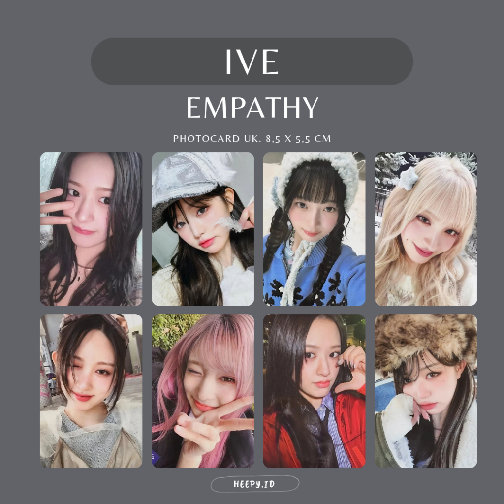 Jual [IVE] UNOFFICIAL PHOTOCARD IVE EMPATHY | Shopee Indonesia