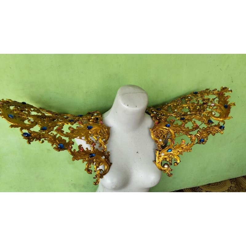 Jual sayap warna gold kuning dan sembur ACC karnaval | Shopee Indonesia