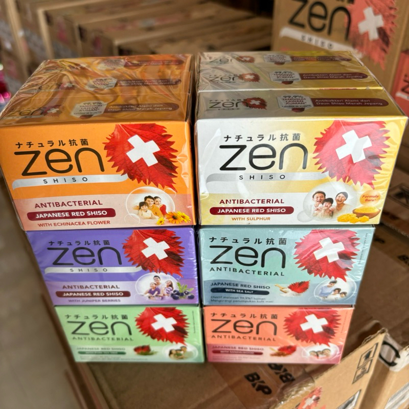 Jual Paket Isi 3 Sabun Zen Batang kesehatan antibacterial 70gr All ...