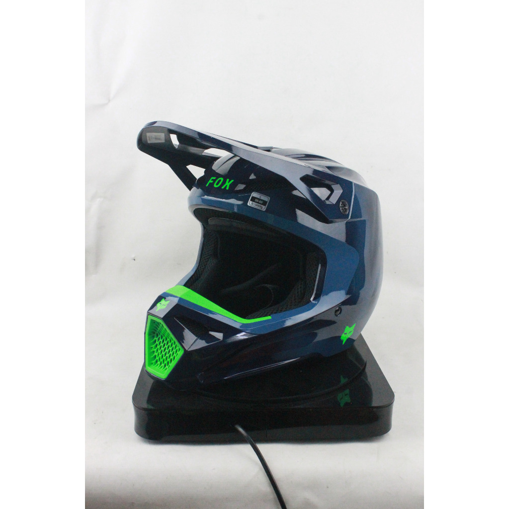 Jual HELM FOX V1 TAUNT NAVY HELMET MOTOCROSS | Shopee Indonesia