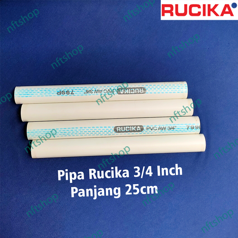Jual Pipa PVC Rucika AW 3/4 Inch Panjang 25cm | Shopee Indonesia