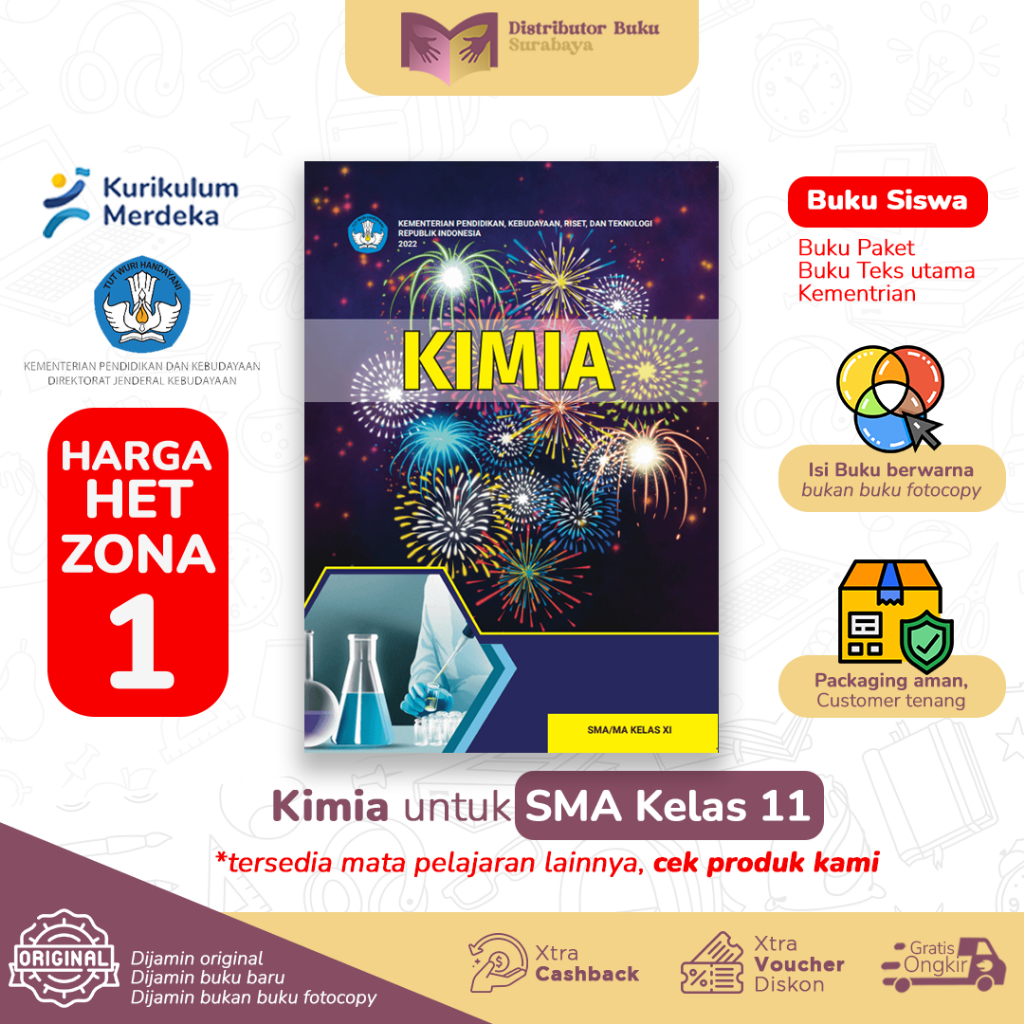 Jual Buku Kimia Kelas 11 SMA - Buku Paket Siswa - Kurikulum Merdeka | Shopee Indonesia