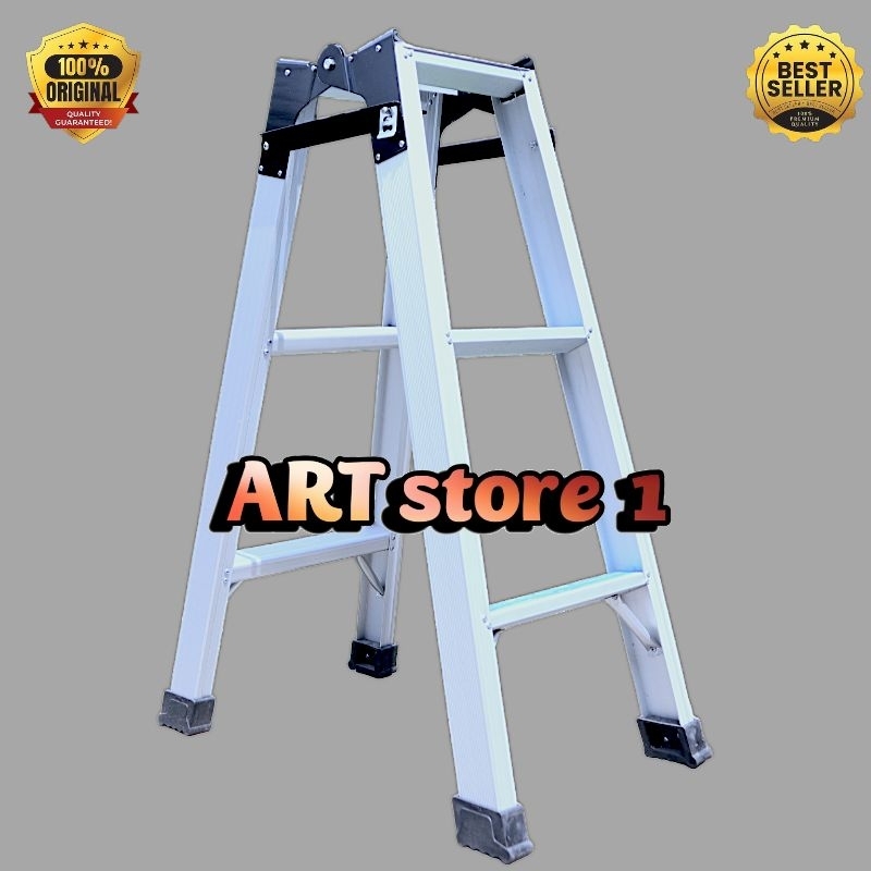 Jual TANGGA ALUMINIUM LIPAT 1 meter-2 meter tahan beban 500kg | Shopee ...