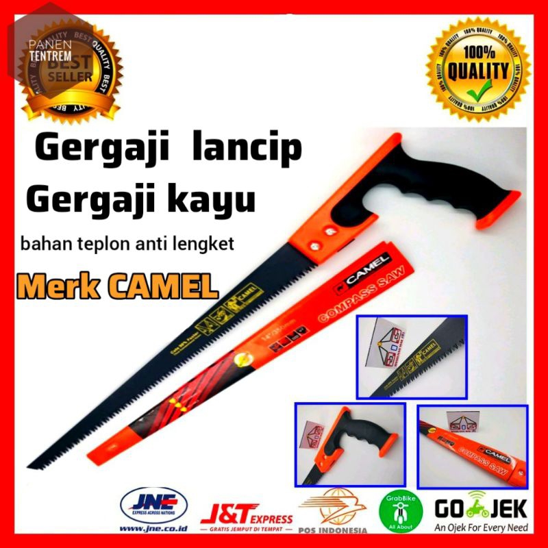 Jual Gergaji lancip 14inc merk CAMEL gergaji kayu triplek plafon ...