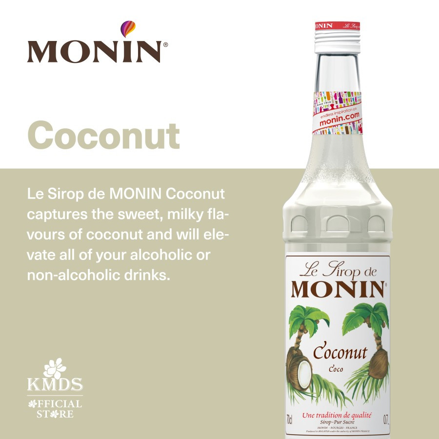 Jual MONIN COCONUT SYRUP 7OCL 700ML | Shopee Indonesia
