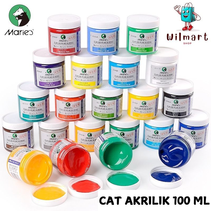 Jual Marie's Cat Akrilik 100 ML / Cat Akrilik Marie's 100ml / Marie's ...