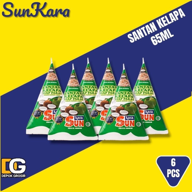 Jual Sun Kara Santan TCA 65ml 6 pcs | Shopee Indonesia