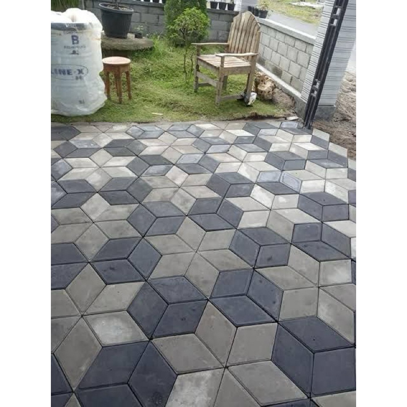 Jual Paving Block 3D Minimalis press mesin | Shopee Indonesia