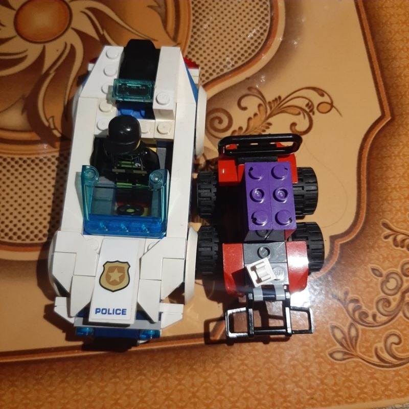 Jual mobil lego city police dan figure lego. mobil polisi & mobil ...