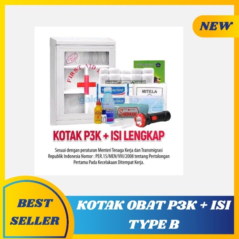 Jual KOTAK OBAT P3K DINDING MC 11 DAN ISI LENGKAP TYPE B | Shopee Indonesia