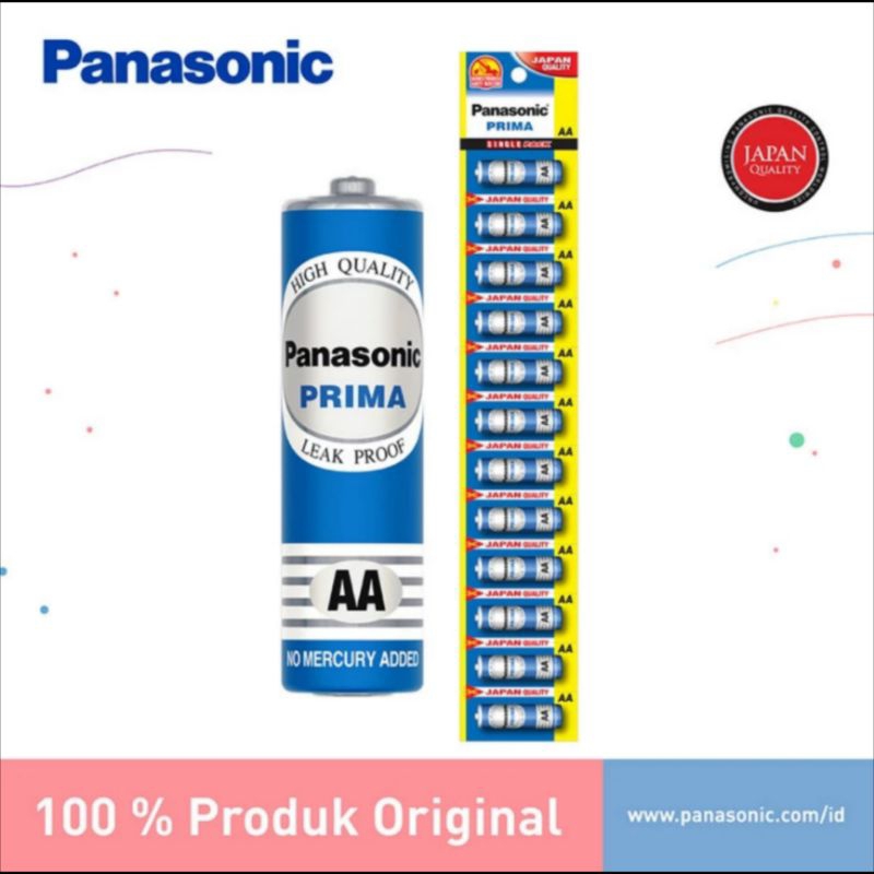 Jual Baterai Panasonic Prima AA 12pcs | Shopee Indonesia