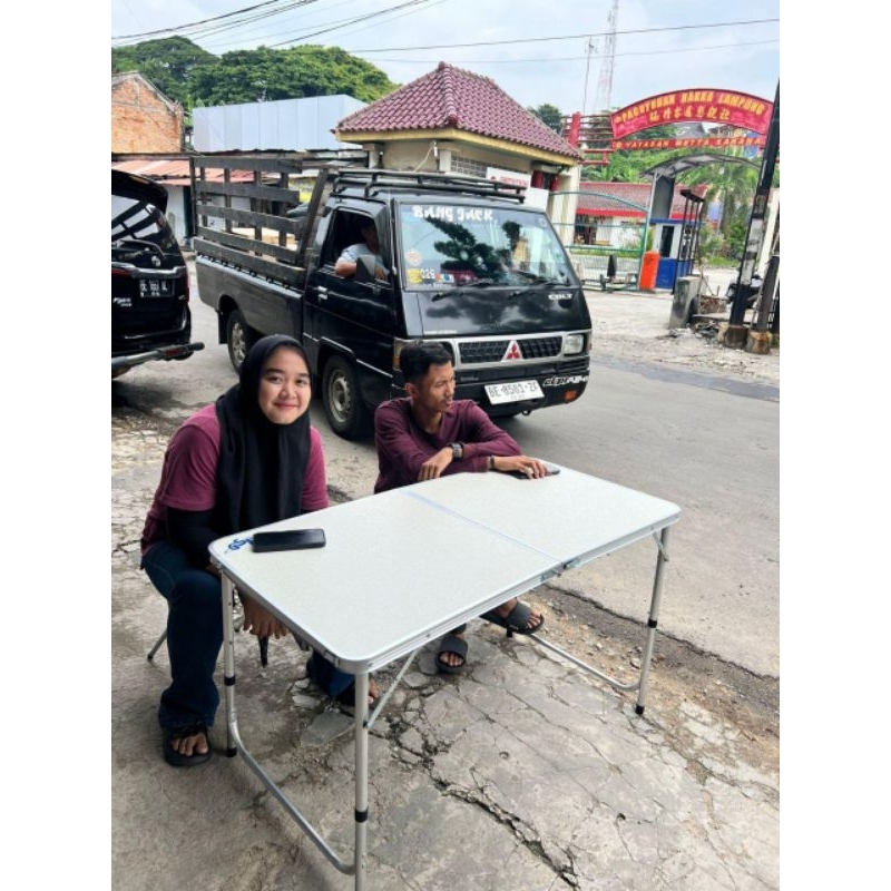 Jual Meja lipat koper / Meja dagang | Shopee Indonesia