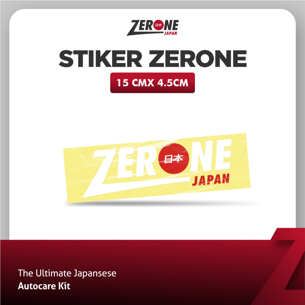 Jual Zerone Japan Stiker Mobil Sticker Motor Keren - Stiker 1 | Shopee ...