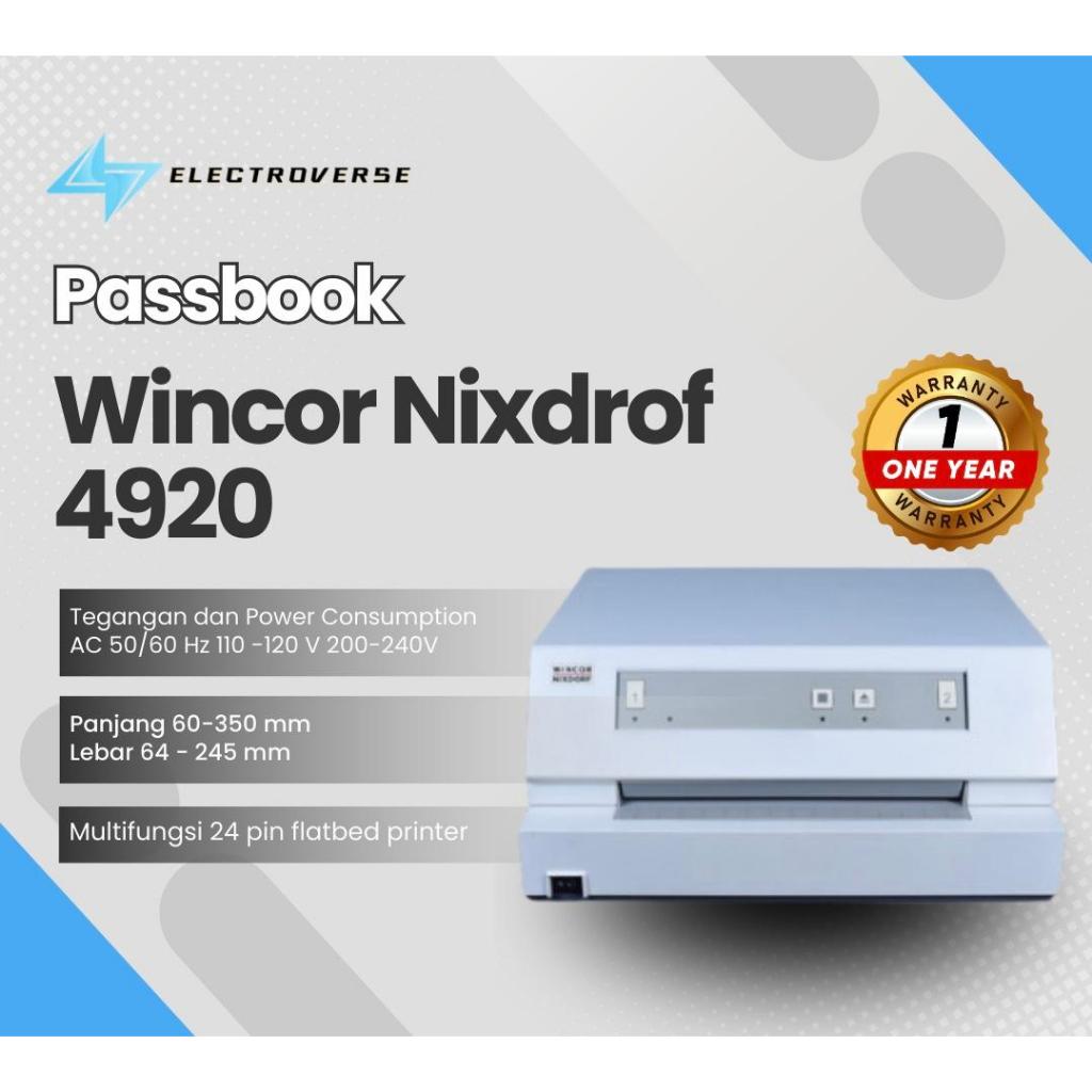 Jual Printer Passbook Wincor Nixdrof 4920 / Wincor 4920 | Shopee Indonesia