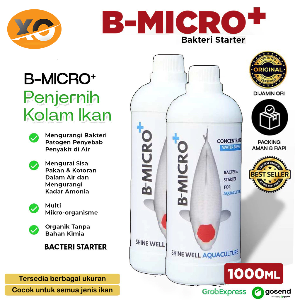 Jual Bakteri Starter Cair B Micro Plus 1000 ML Bacteria Starter Kolam ...