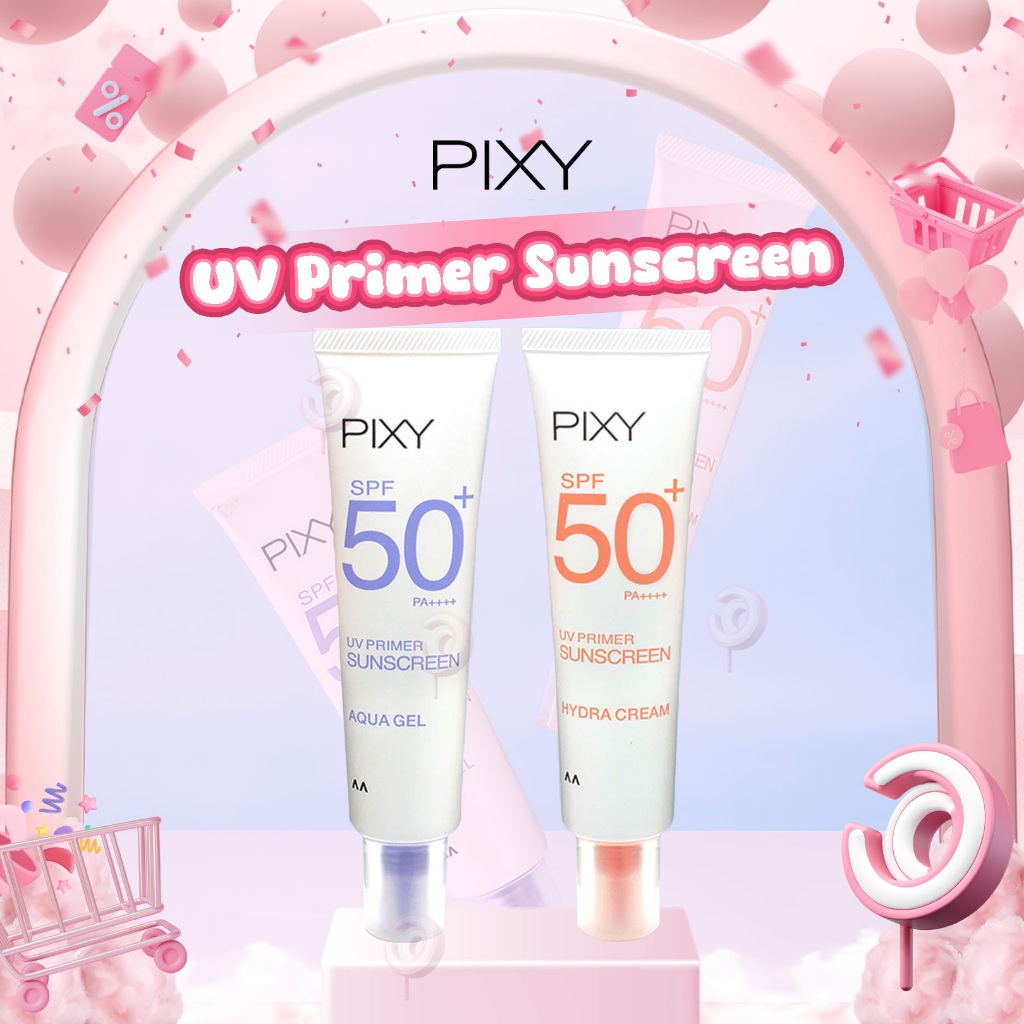Jual PIXY - UV PRIMER SUNSCREEN SPF 50+ PA+++ ( 30 g ) - Tabir Surya Wajah Aqua Gel | Hydra ...