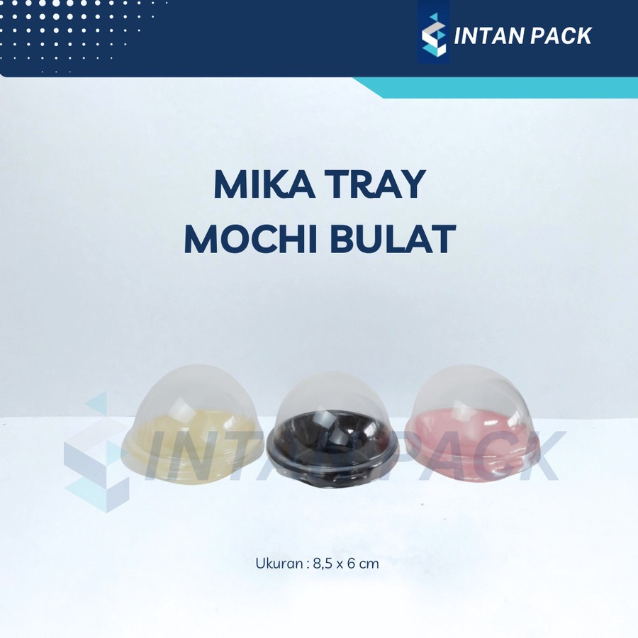 Jual Mika Tray Mochi Mika Pudding Mini Bulat / Tray Mooncake Mochi ...