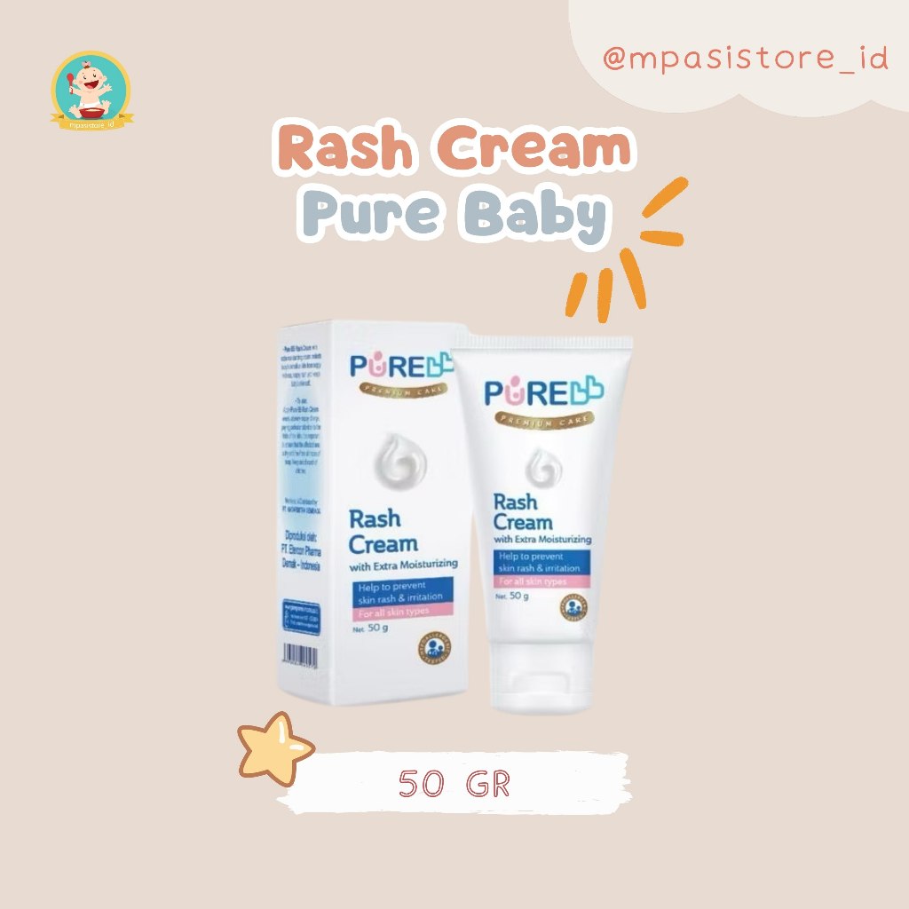 Jual Pure Baby Rash Cream 50grm | Shopee Indonesia
