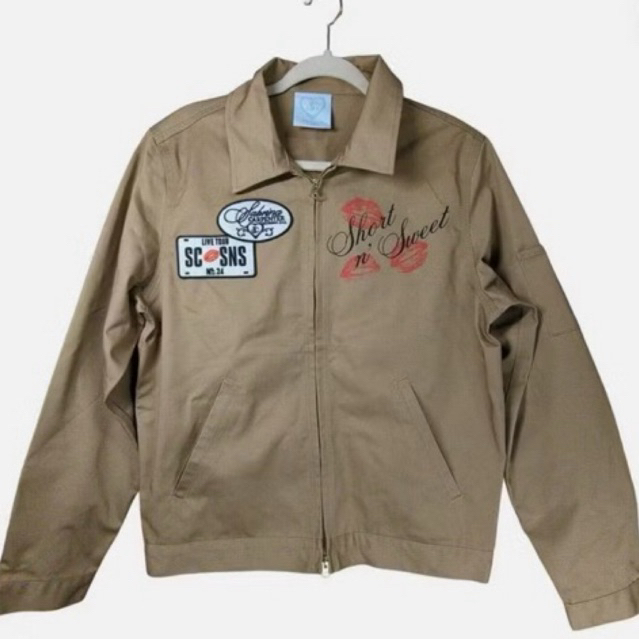 Jual Sabrina Carpenter Team Sabrina Short n Sweet VIP Work Jacket ...