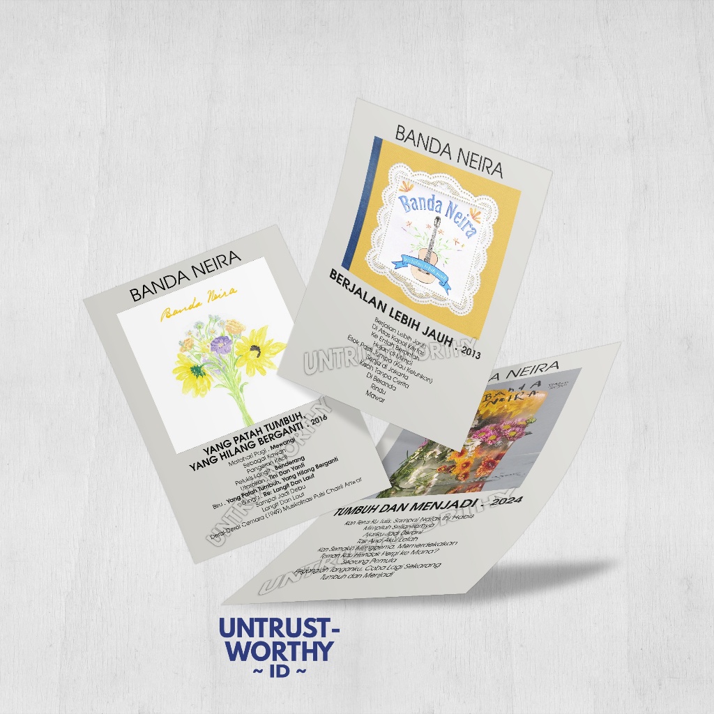 Jual Poster Banda Neira Album Ukuran A5 (3pcs) | Shopee Indonesia