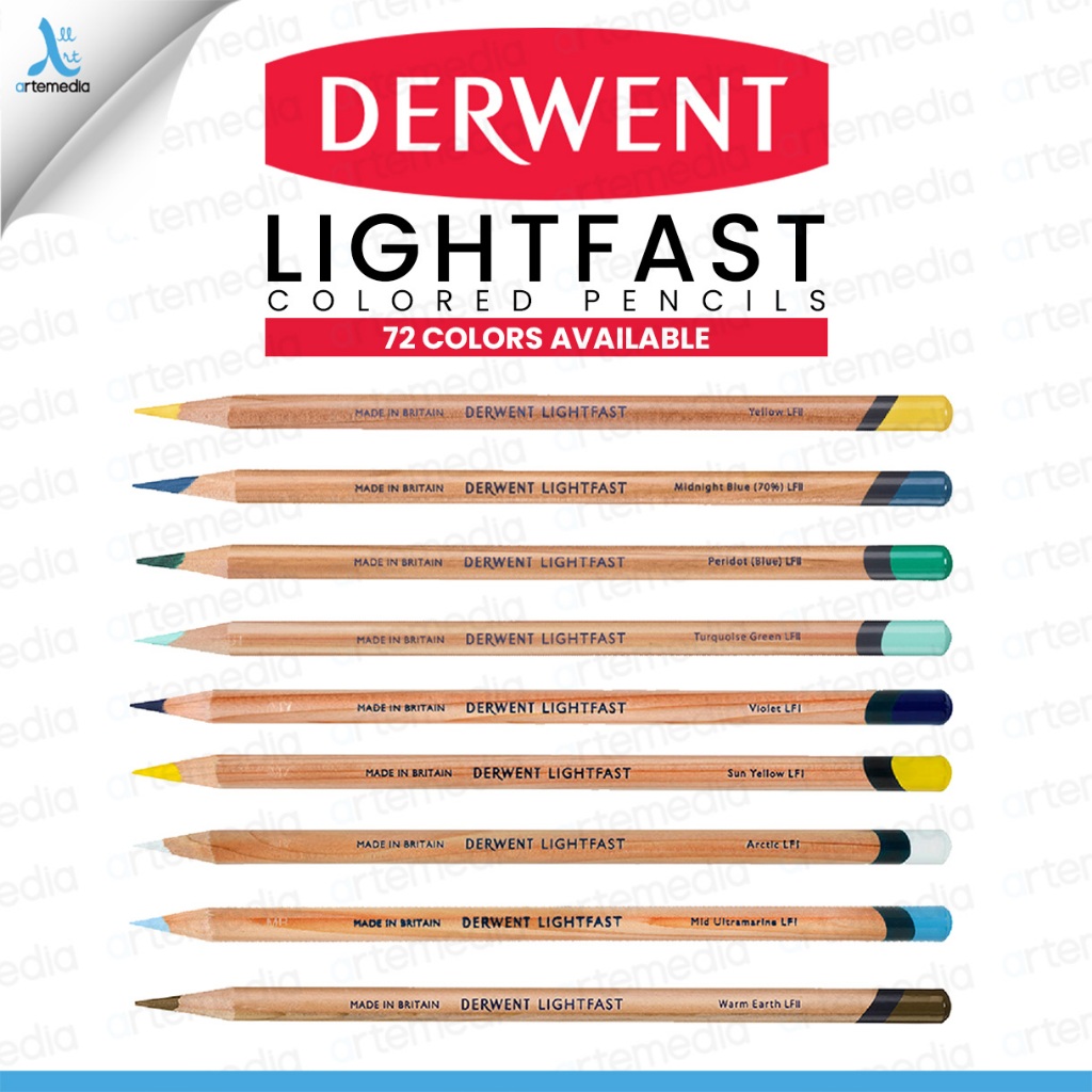 Jual Derwent Lightfast Pencil Color Pensil Warna Satuan | Shopee Indonesia