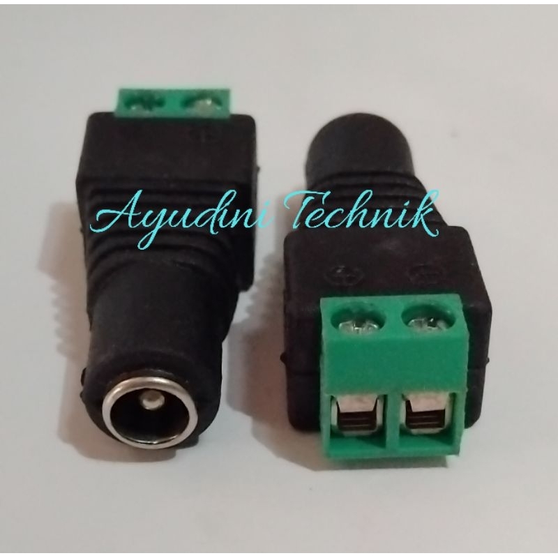 Jual Jack DC Female Cctv Soket Konektor Kamera Cctv | Shopee Indonesia
