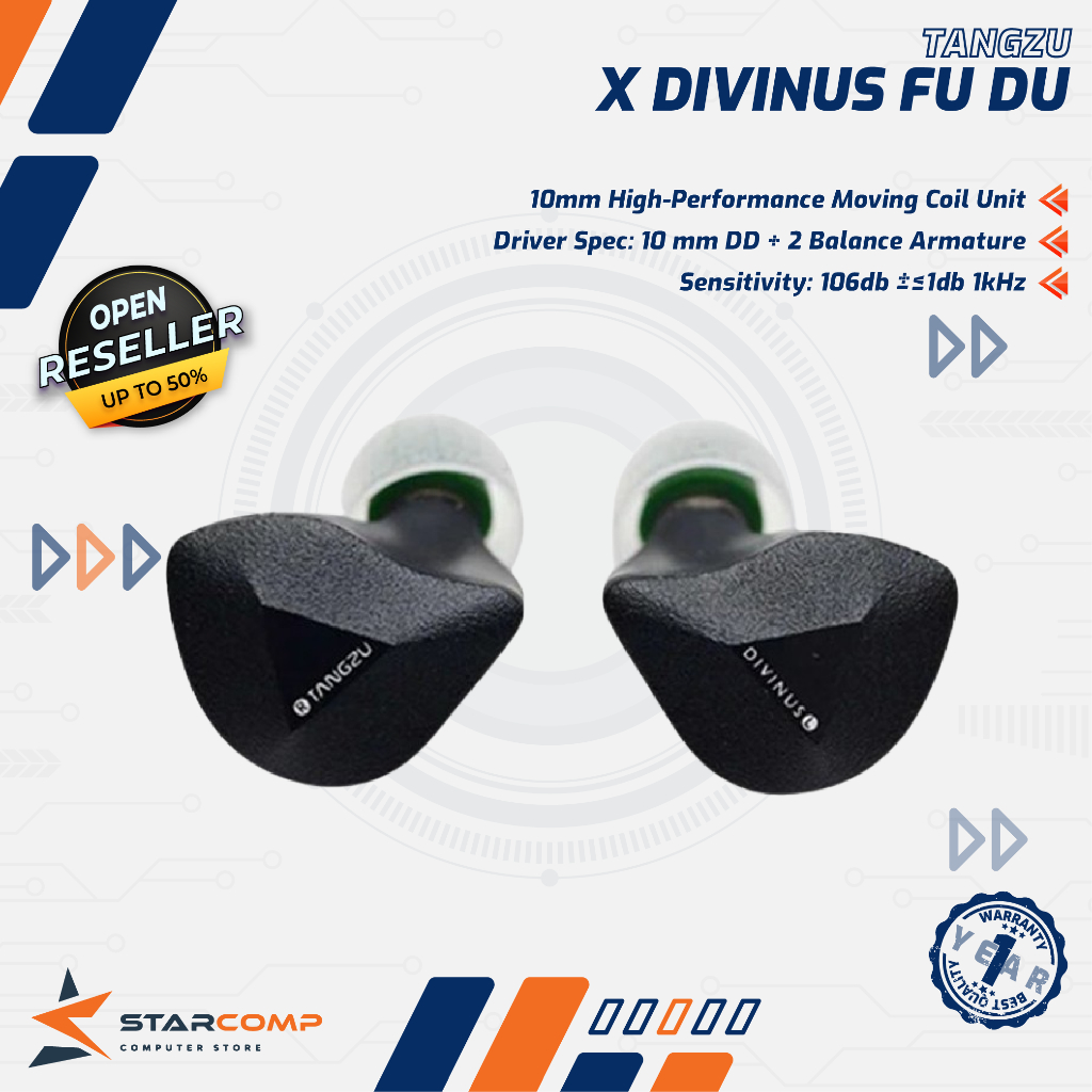 Jual Tangzu x Divinus Fudu / Fu Du Verse 1 Hybrid Driver In Ear Monitor ...