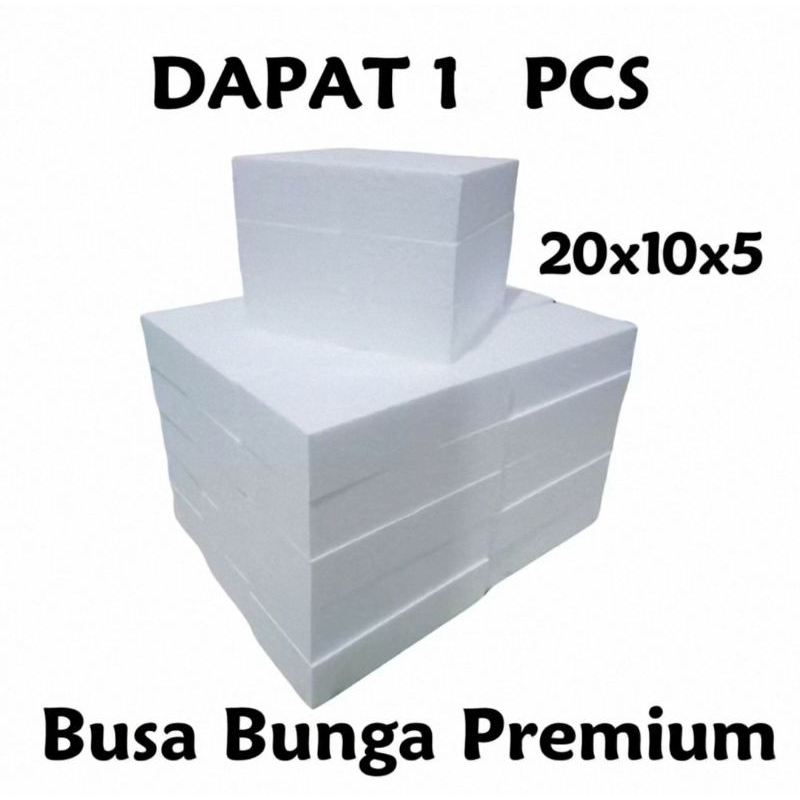 Jual TOKODIPADANG1 Busa Styrofoam / Busa Kering / Busa Buket Dekorasi ...