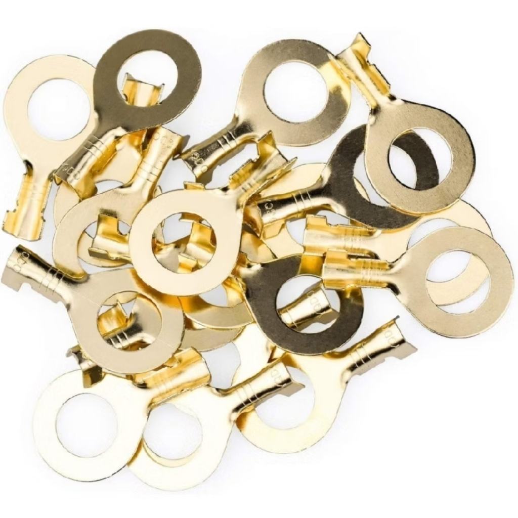 Jual Ring Skun Tipis Socket Terminal Soket Bulat Kabel Kecil Baut M3 M4 ...