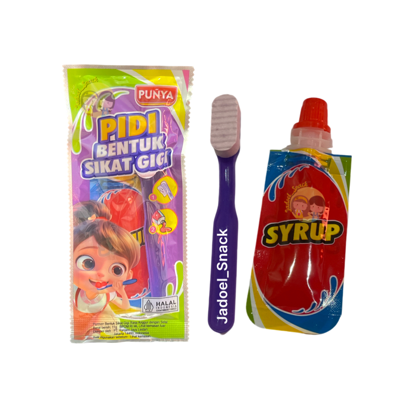 Jual Permen Sikat Gigi Odol Rasa Strawberry | Isi 1 Paket Lucu & Unik ...