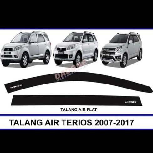 Jual Talang Air / Door Visor Set Belakang Terios Lama Generasi / Gen 1 ...