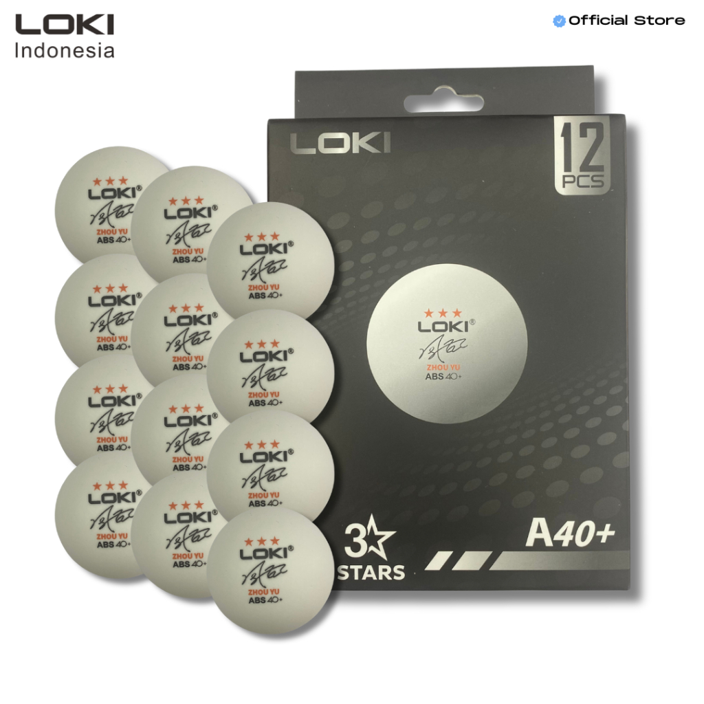Jual LOKI 3 STARS 12PCS Pingpong Ball - Table tennis | Shopee Indonesia